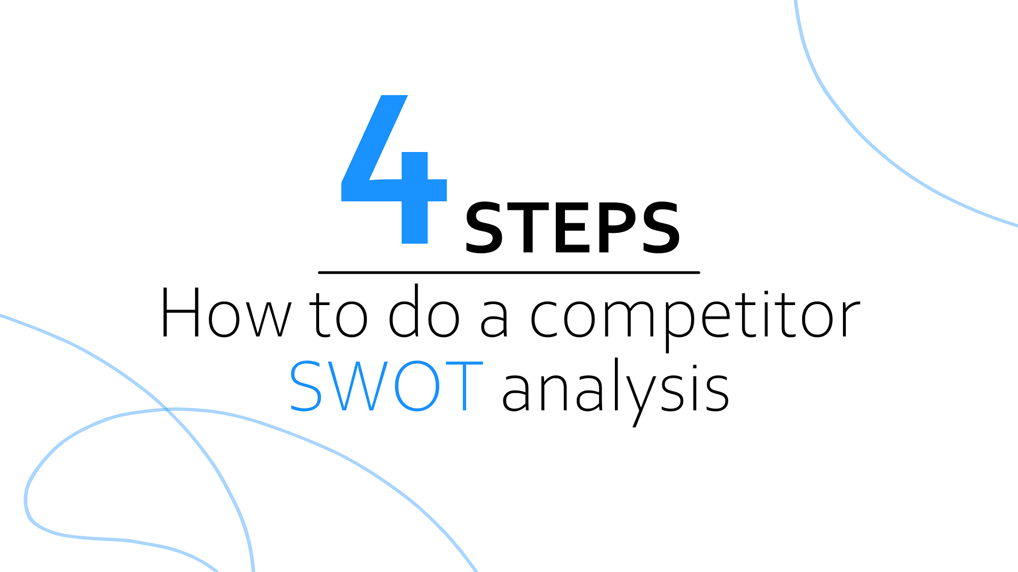 Competitor SWOT Analysis: How & Why You Should Do It